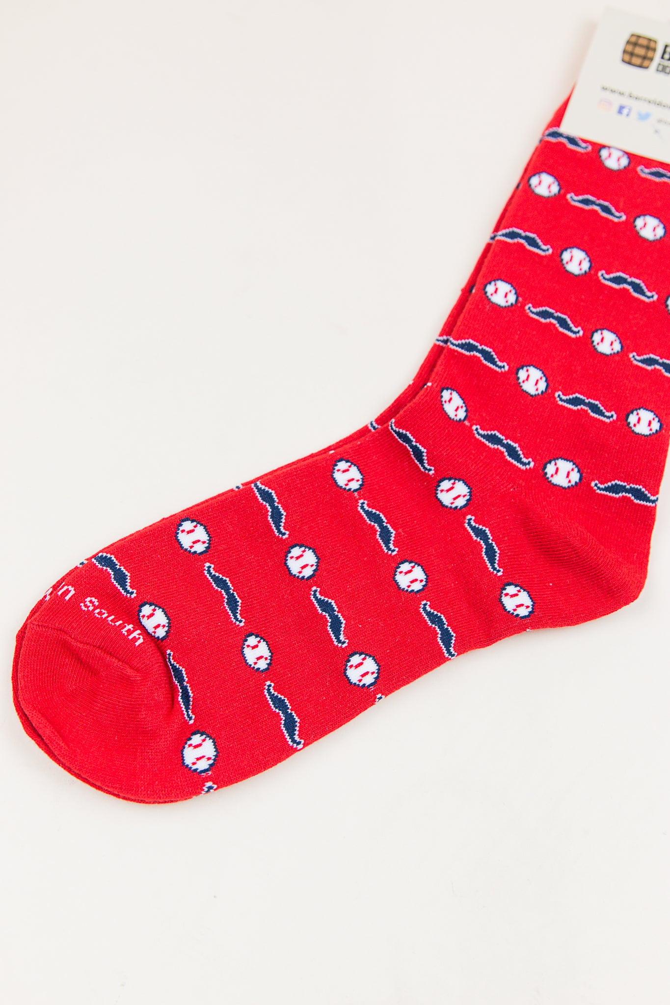 Baseball Stache Socks – Willow House Boutique